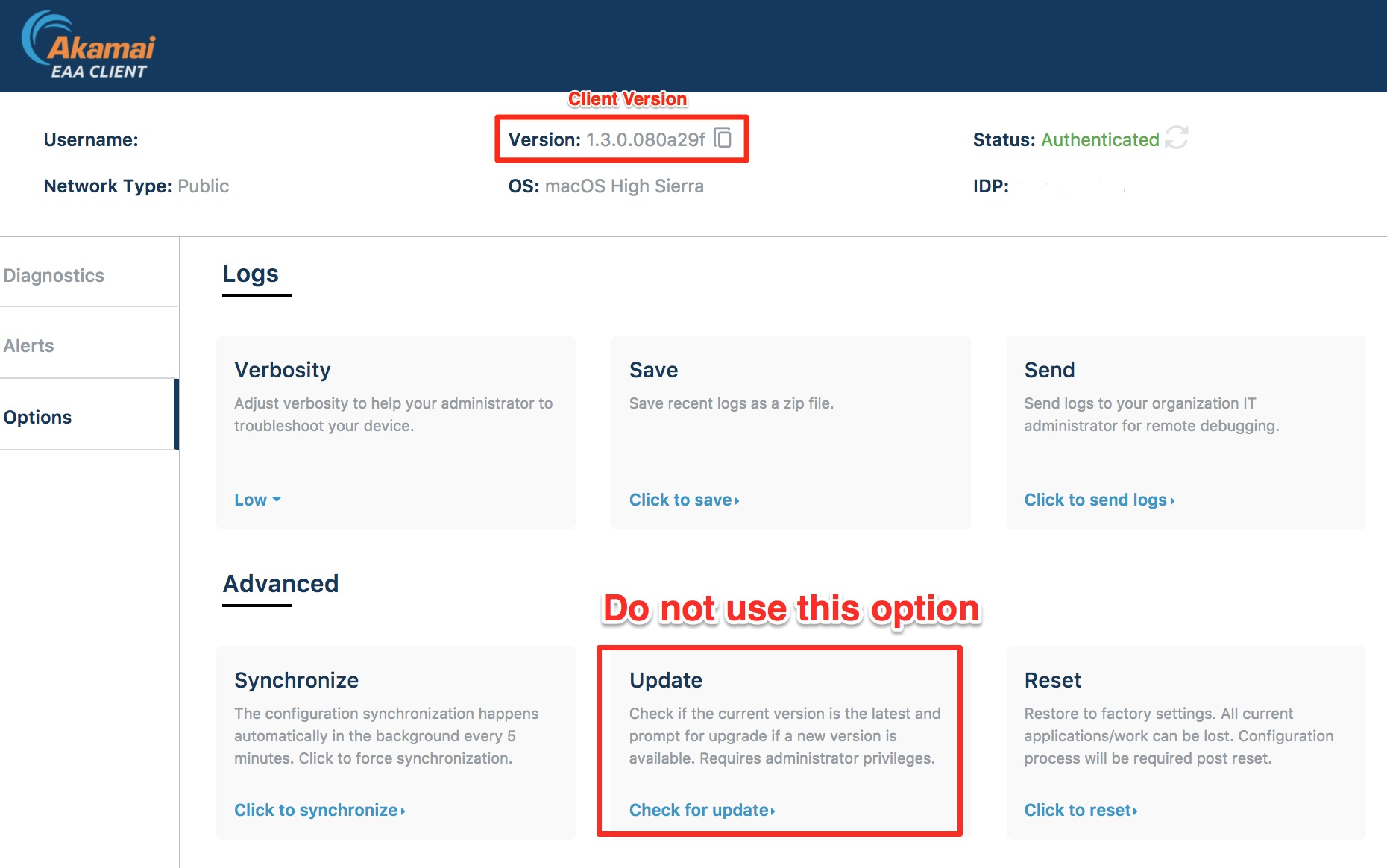 How to upgrade your EAA Client