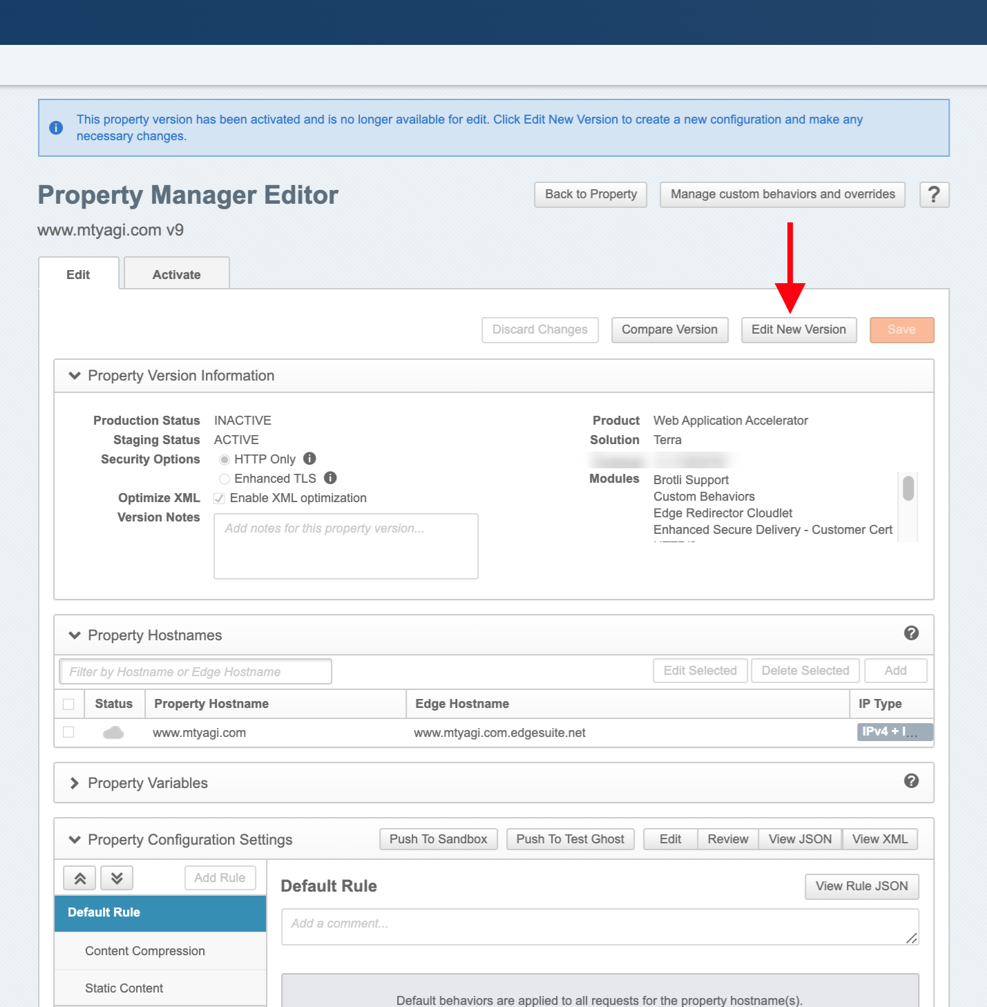 How to enable/disable case-sensitivity or permit/deny wildcard values for a rule in Property ...