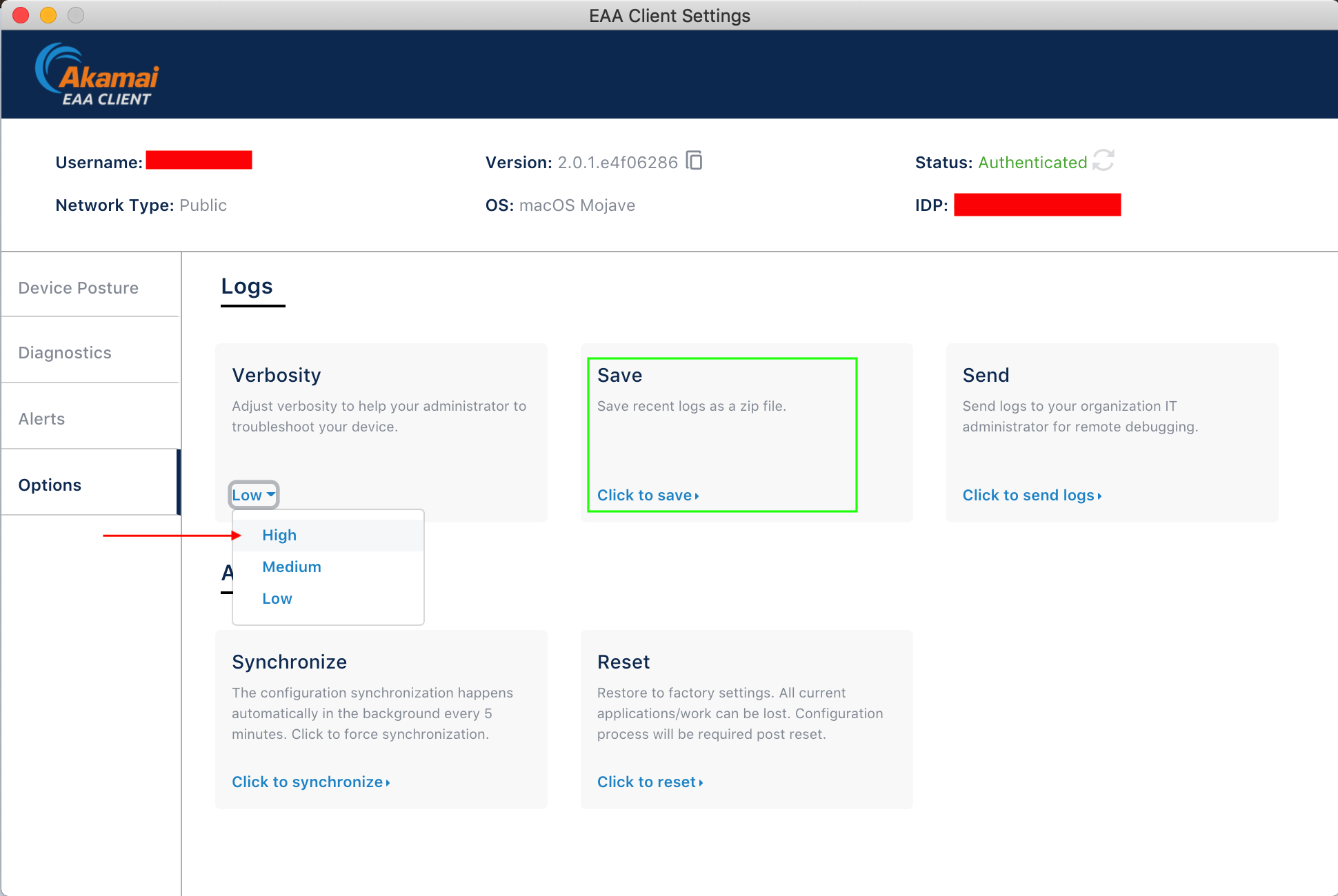 [EAA] - How to collect basic data and troubleshoot Enterprise Application Access Client issues?