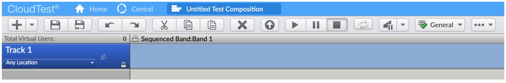CloudTest User Interface