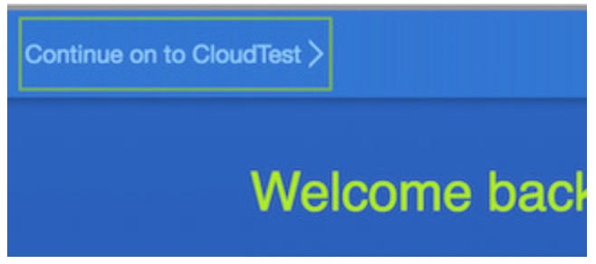 CloudTest Home Page